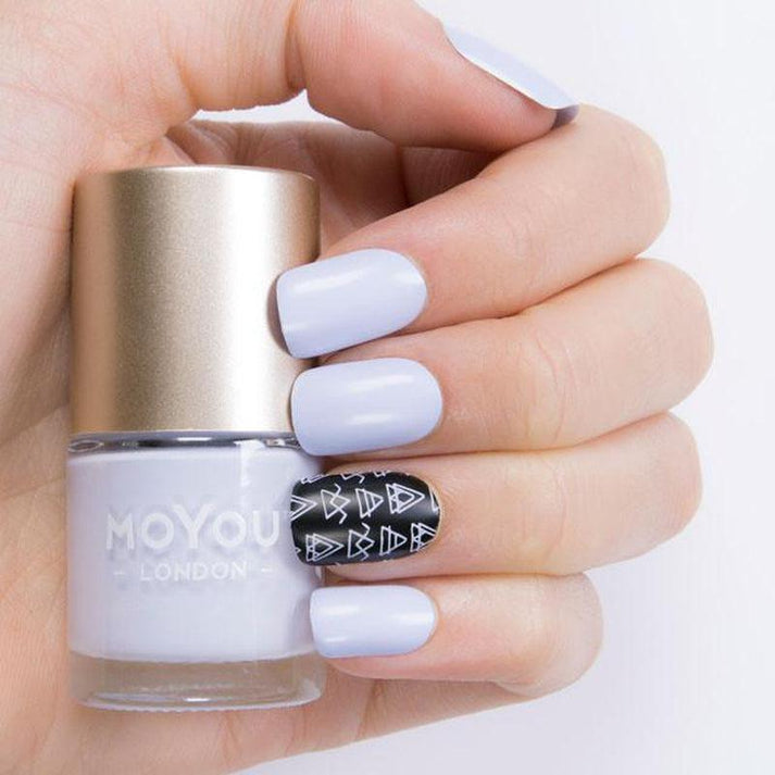 Powder Blue | Pastel Blue Stamping Nail Polish | MoYou London